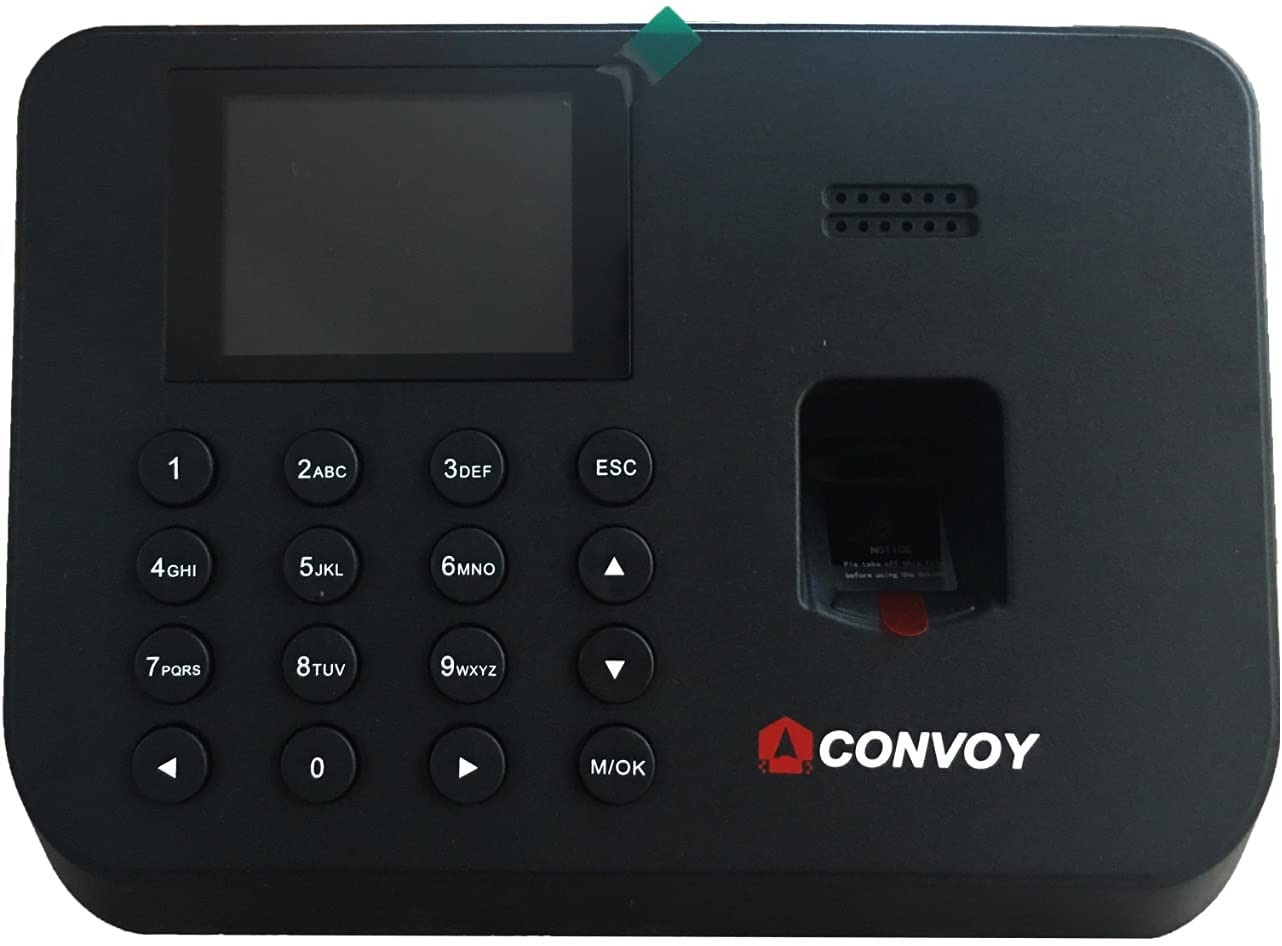 Convoy CB3000 Fingerprint Time Attendance Device with Battery | supershop